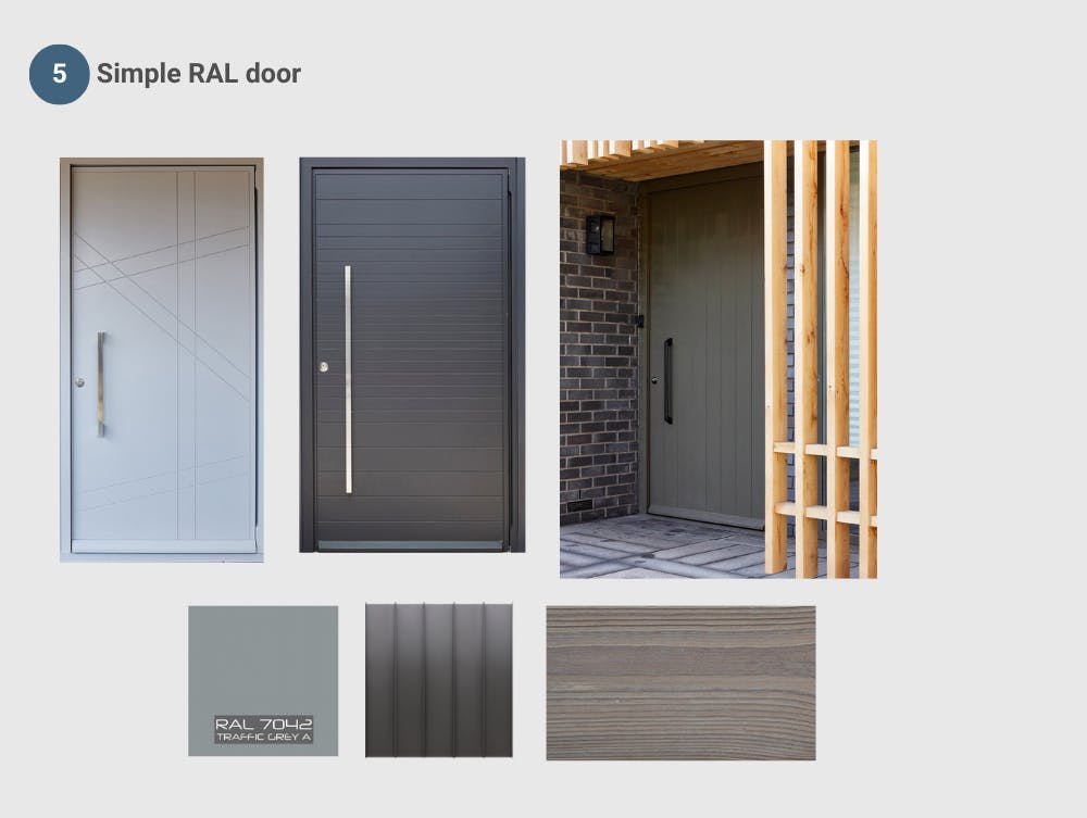 Choosing a front door for grey cladding | Urban Front