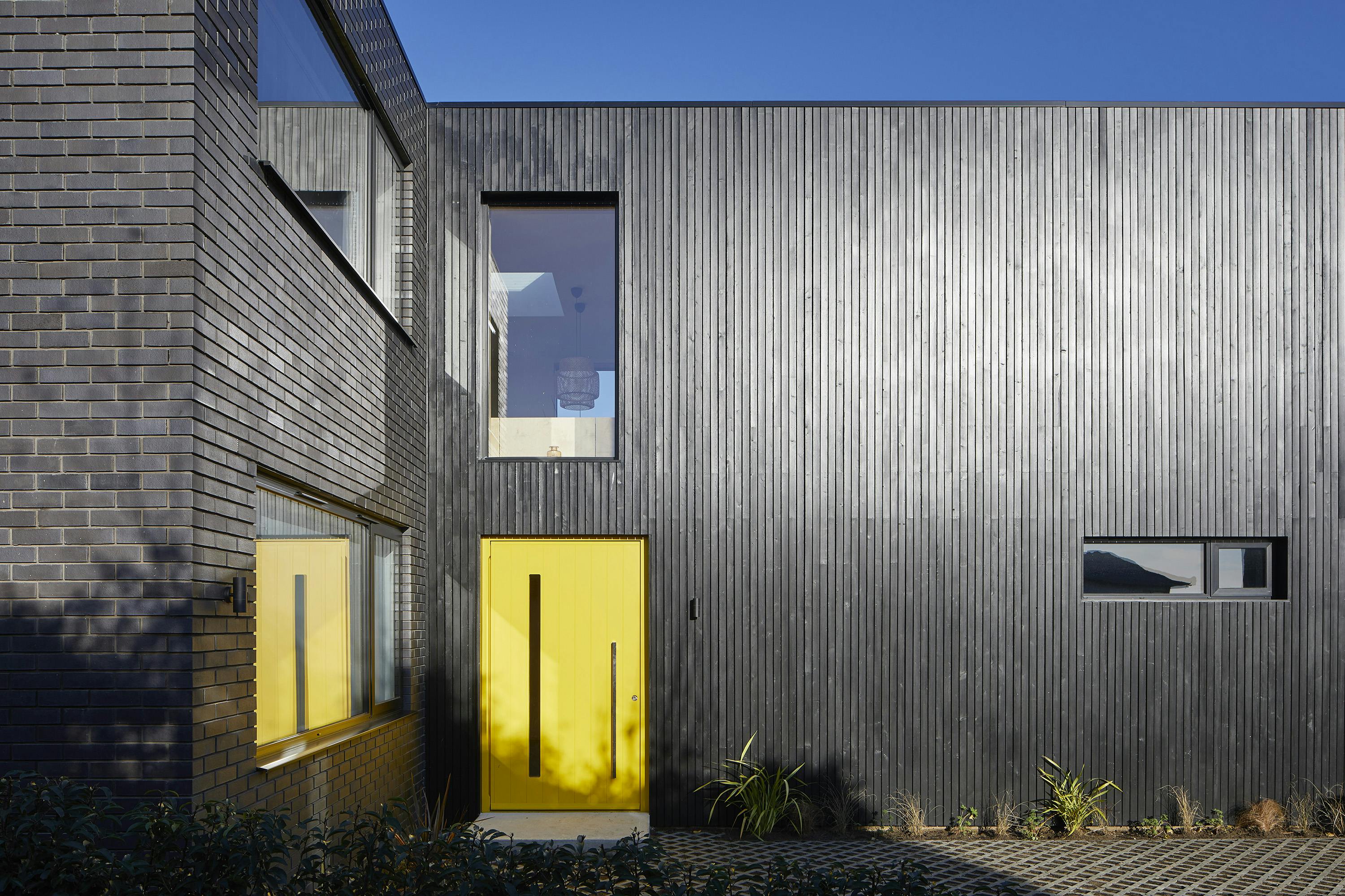 How to choose a door for a house with black cladding - Urban Front