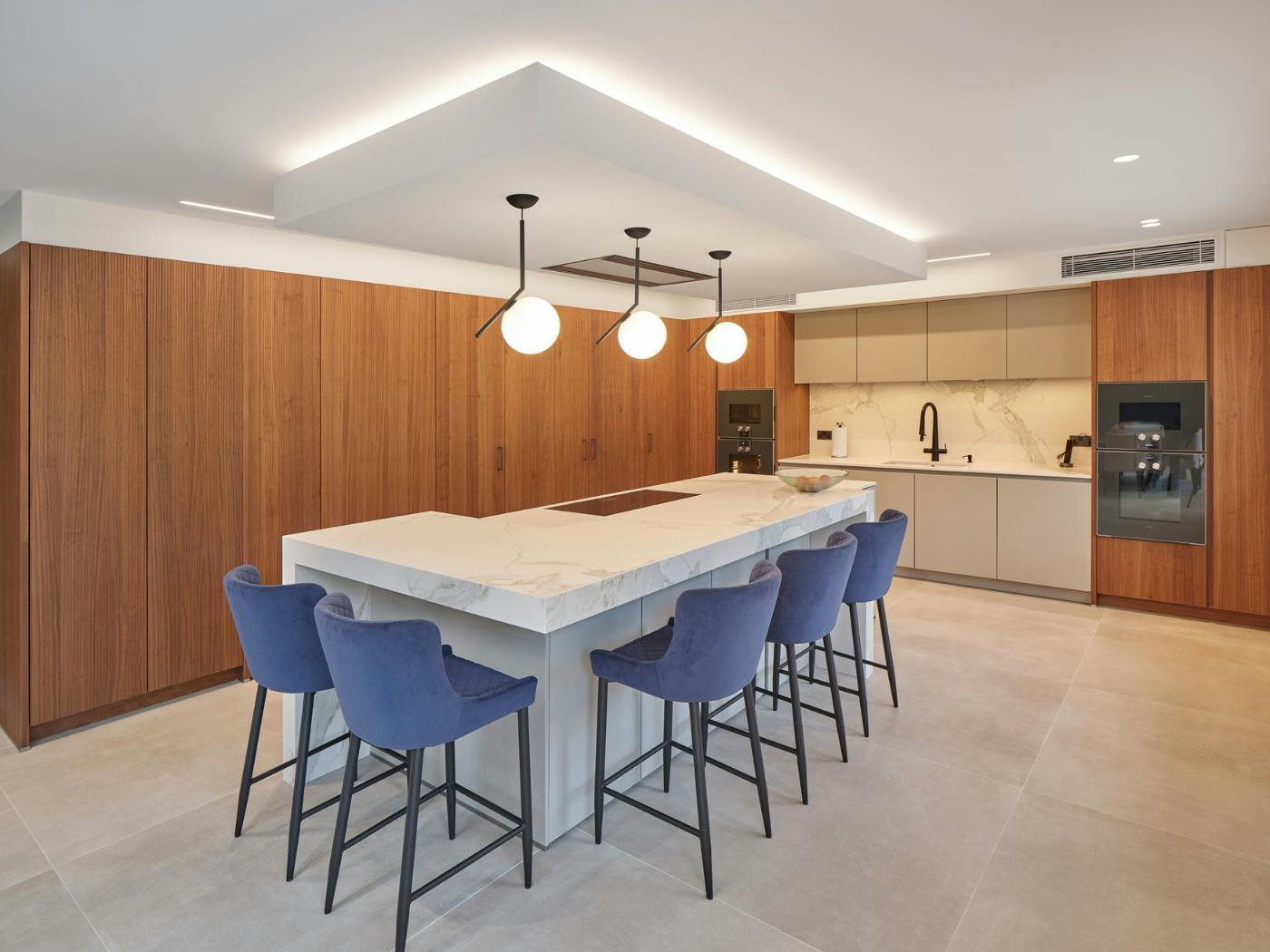 Fumed oak front and garage doors